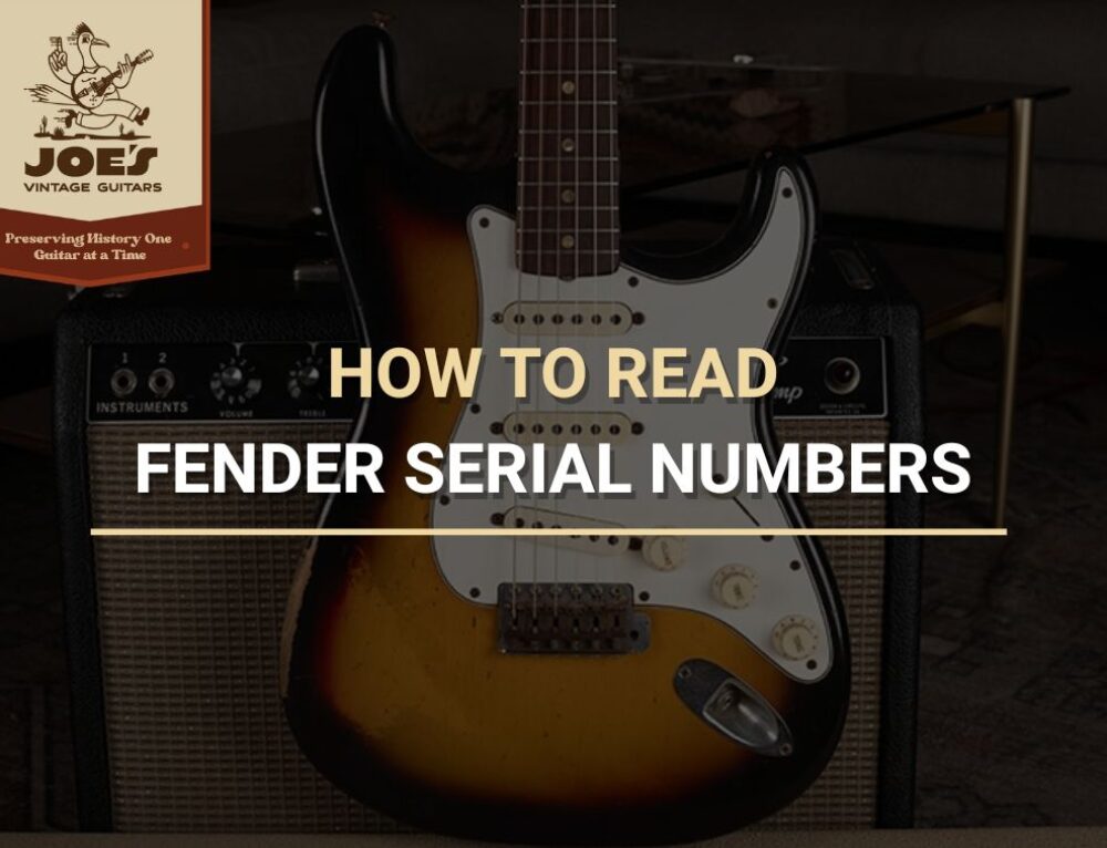 Vintage Fender Amplifier Serial Numbers - How To Find The Year