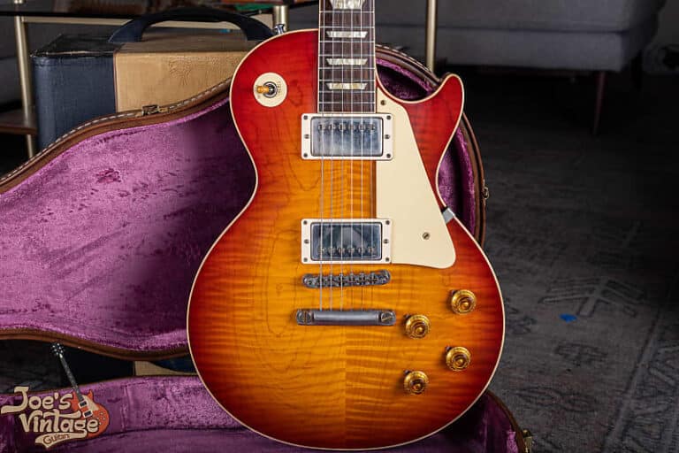 Gibson R9 Les Paul Standard 1959 Reissue 2022 - FLAMEY Sunburst - Joe's ...