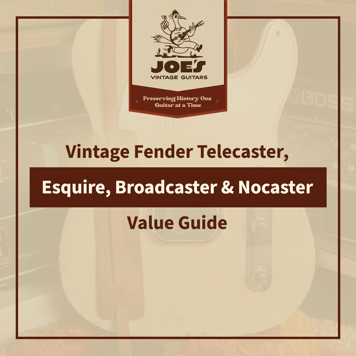 Expert Value Guide For Vintage Fender Telecaster Guitars